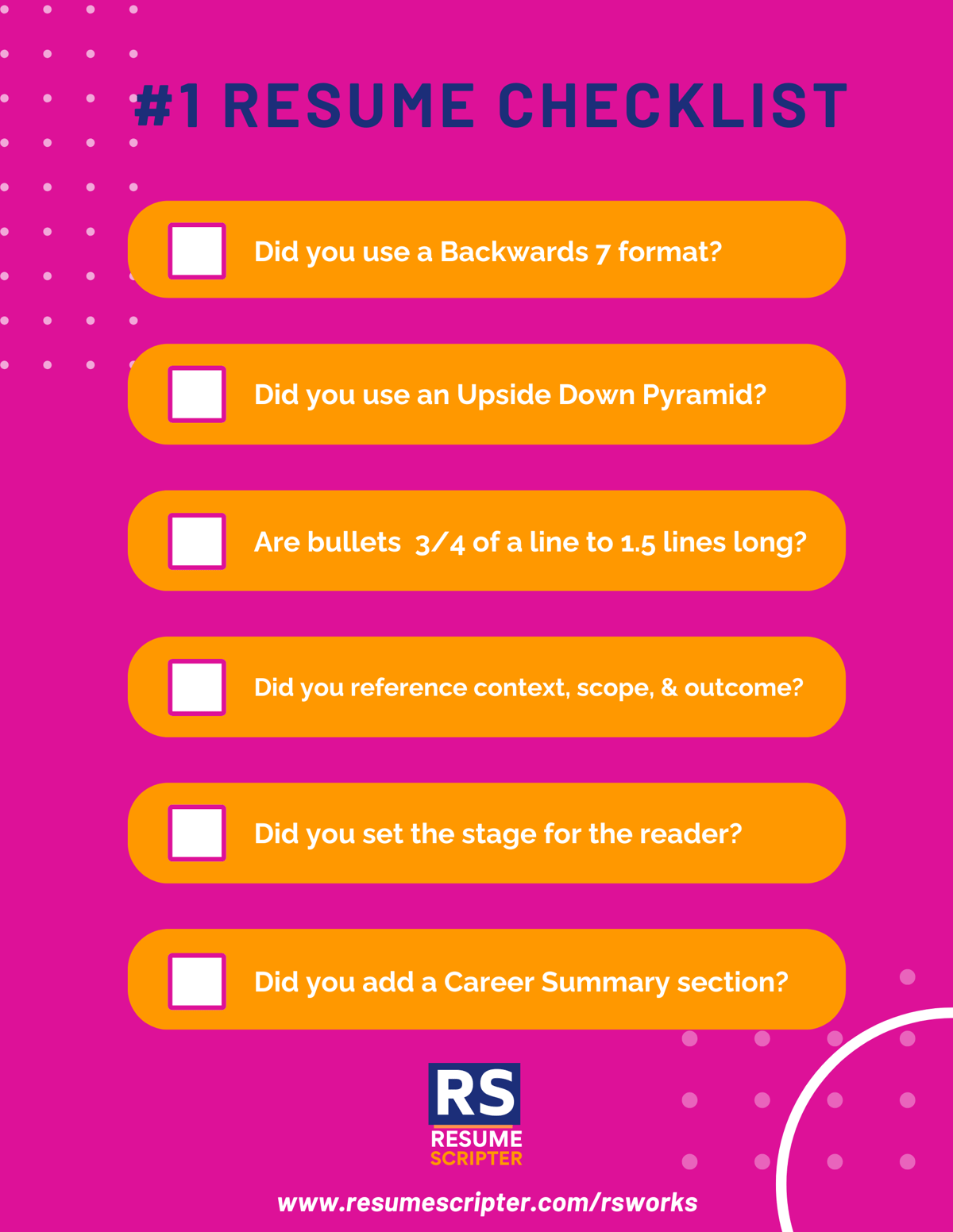 Job Seekers | Resume Scripter