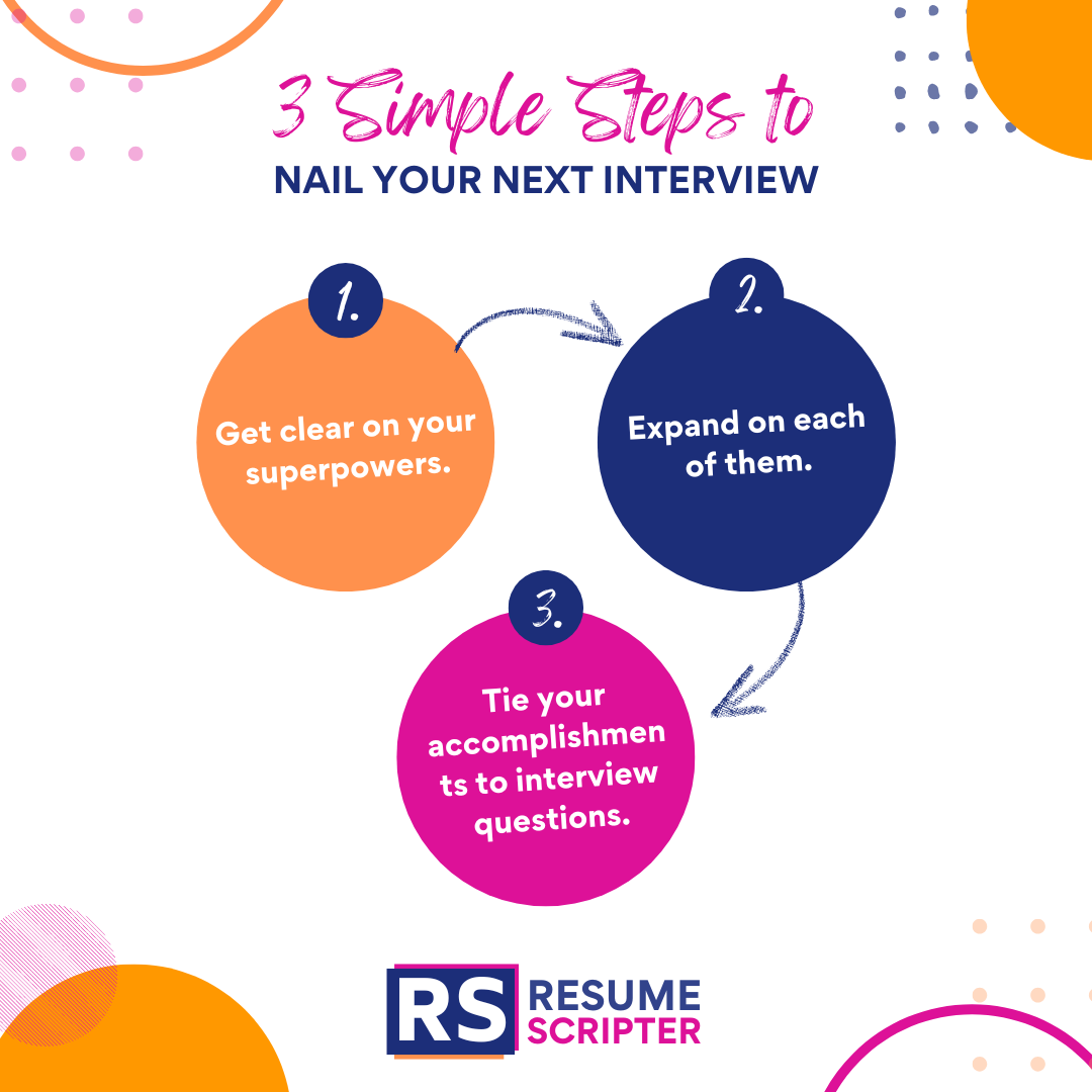 How to nail your next interview: 3 simple steps